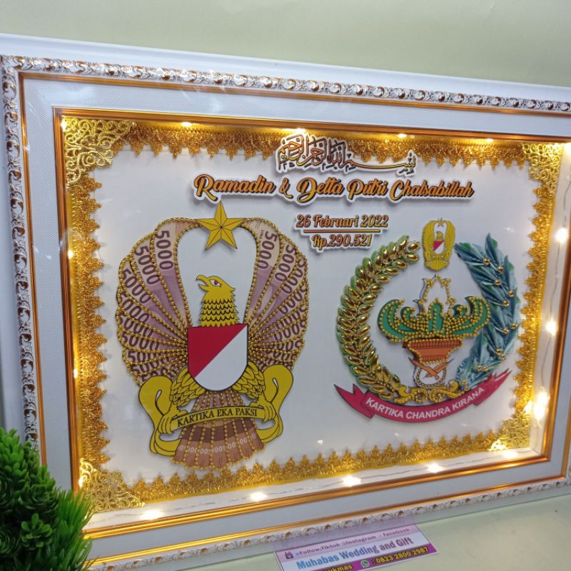 Jual Mahar Pernikahan Logo TNI / Mahar Logo / Mahar Abdi Negara ...