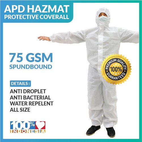 Jual BAJU HAZMAT / APD 75 GSM | Shopee Indonesia