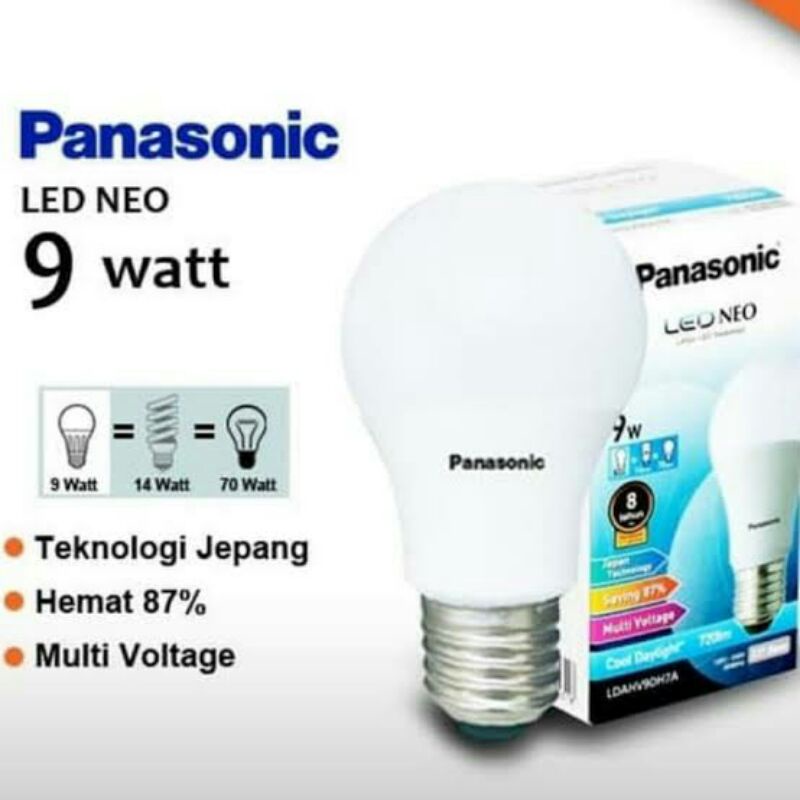 Jual Lampu LED Panasonic 9 watt (putih/kuning) | Shopee Indonesia