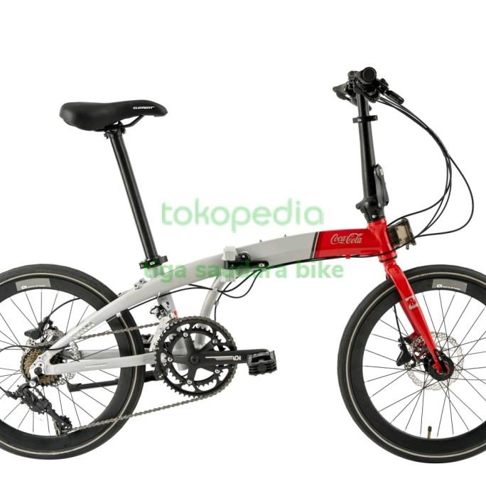 Jual Sepeda Lipat 20 Element Z8 Coca Cola Salshak | Shopee Indonesia