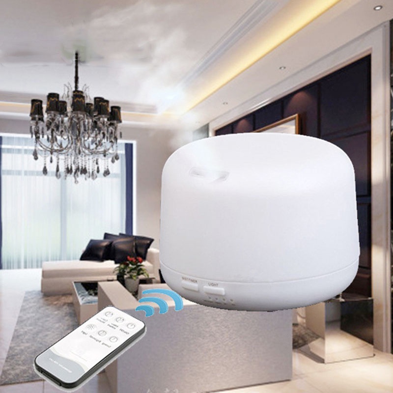 Jual Humidifier Aromatherapy - Pewangi Ruangan Oil Diffuser + 7 LED ...