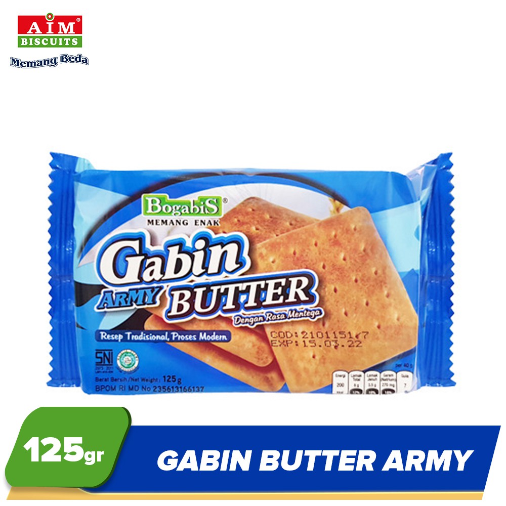 Jual Bogabis Gabin Army Butter 125g | Shopee Indonesia