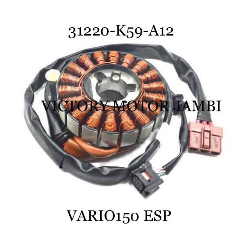 Jual SPOOL STATOR COMP VARIO150 ESP 2015 31220-K59-A12 HONDA AHM | Shopee Indonesia
