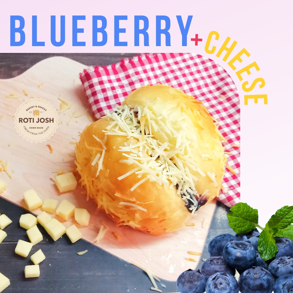 Jual Roti Blueberry Cheese - Roti Josh - Lembut Lezat Nikmat | Shopee ...