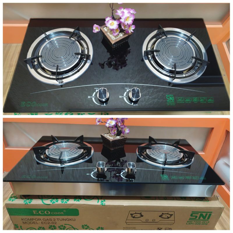 Jual Kompor Tanam Eco Cook 2 Tungku Api Bara EC2-02 | Shopee Indonesia