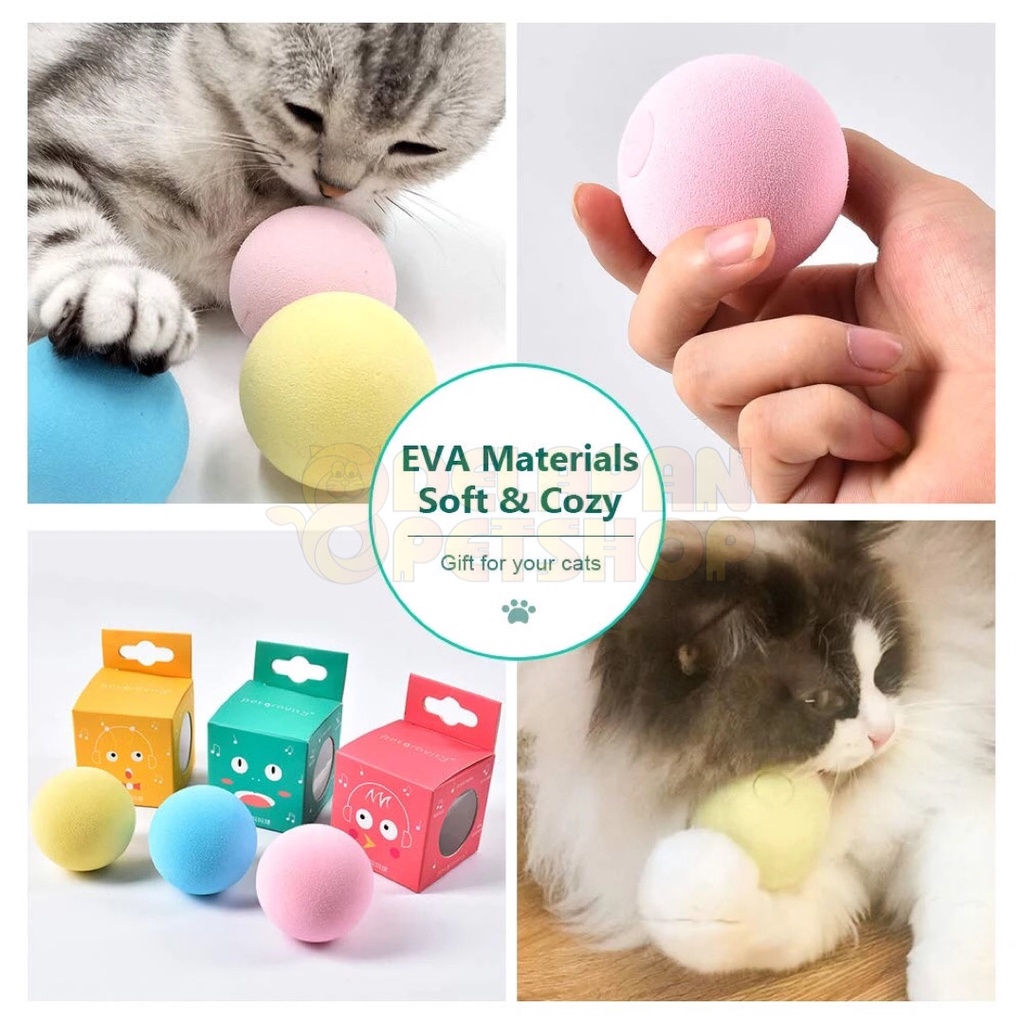 Jual Animal Sounds Ball Mainan Bola untuk Kucing Bersuara Binatang ...