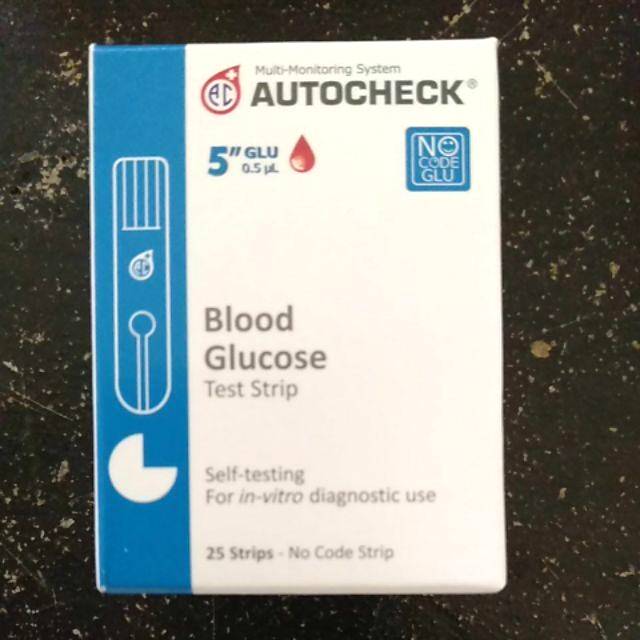 Jual STRIP Autocheck Glucose / Autocek STRIP Gula DARAH Isi Ulang ...