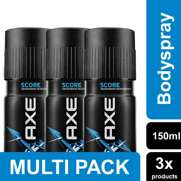 Jual Axe Deodorant Body Spray Score 150ml Multi Pack | Shopee Indonesia
