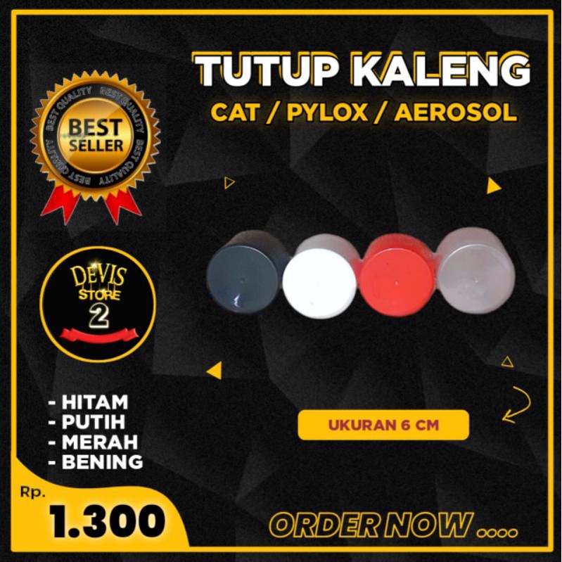 Jual TUTUP KALENG CAT SEMPROT / PYLOX / PILOK / CAN AEROSOL DIAMETER 6 ...