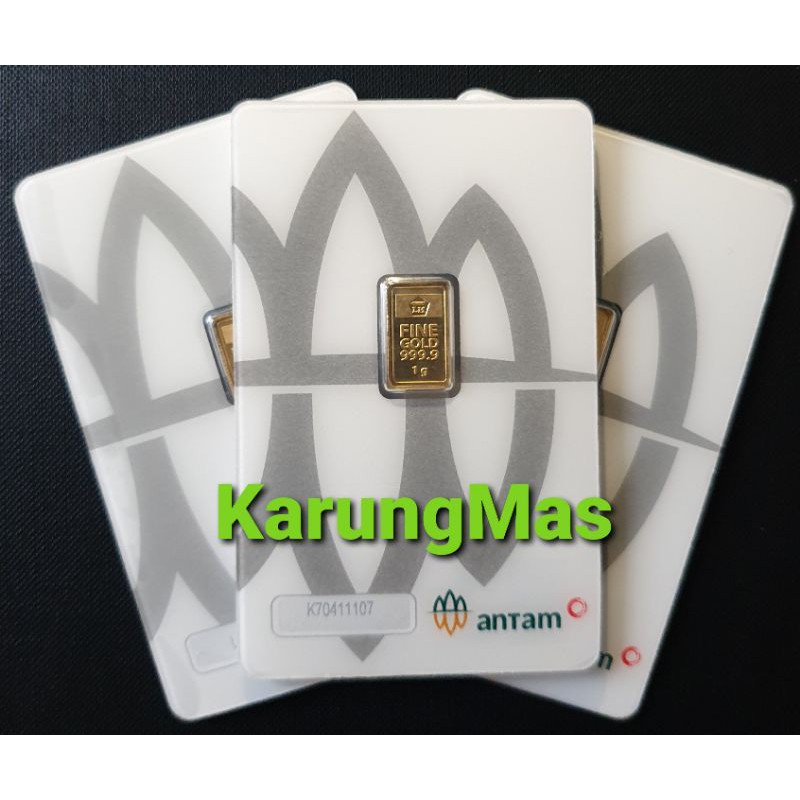 Jual Logam Mulia Emas ANTAM Certieye 1 gr Press Certicard Terbaru ...