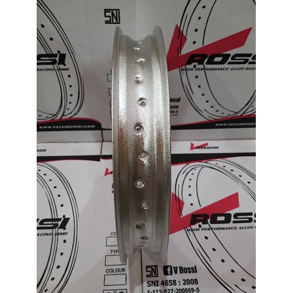 Jual Velg Aluminium VRossi WM Silver Blast /kulit jeruk17x160, 185, 215 ...