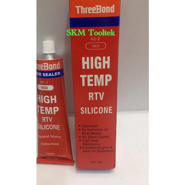 Jual ThreeBond Super Sealer No.2 Red / Lem Gasket Threebond (75gr ...