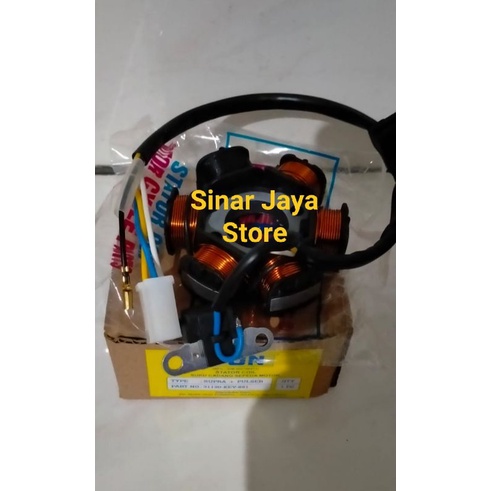 Jual Spul/spull komplit/Stator Assy / komplit + Pulser Supra Merek Ton | Shopee Indonesia