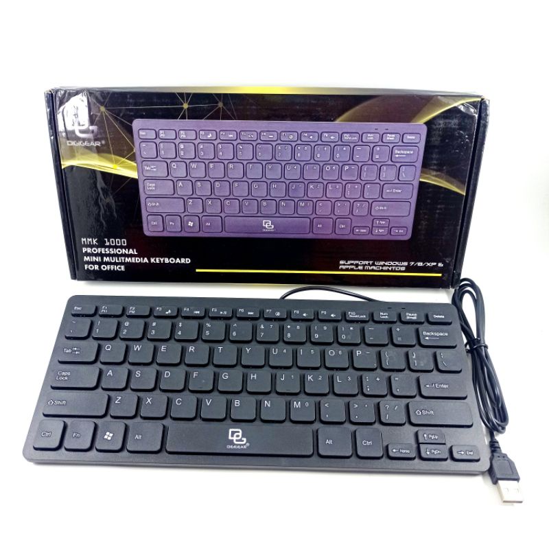 Jual KEYBOARD USB MINI DIGIGEAR KABEL DAN BLUETOOTH | Shopee Indonesia