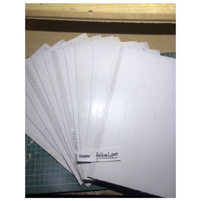 Jual [GROSIR] PVC Pipa Paralon lembaran Ukuran 18x35cm Tebal 1mm (Untuk ...