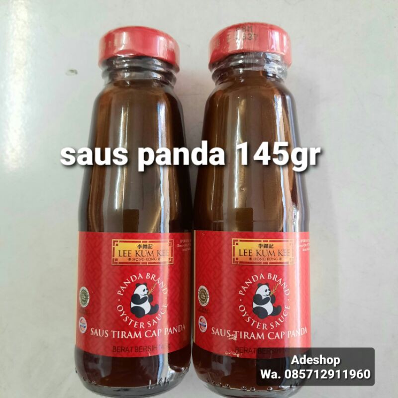 Jual saus saos tiram cap panda 145 gr oyster sauce lee kum kee | Shopee ...