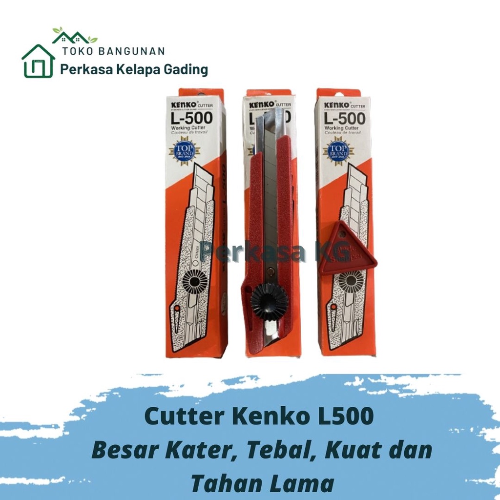 Jual Cutter Kenko L500 Besar Kater dan Tebal, Kuat dan Tahan Lama ...