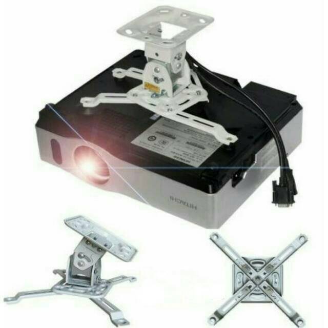 Jual BRACKET PROYEKTOR PUTAR 360 DERAJAT WHITE | Shopee Indonesia