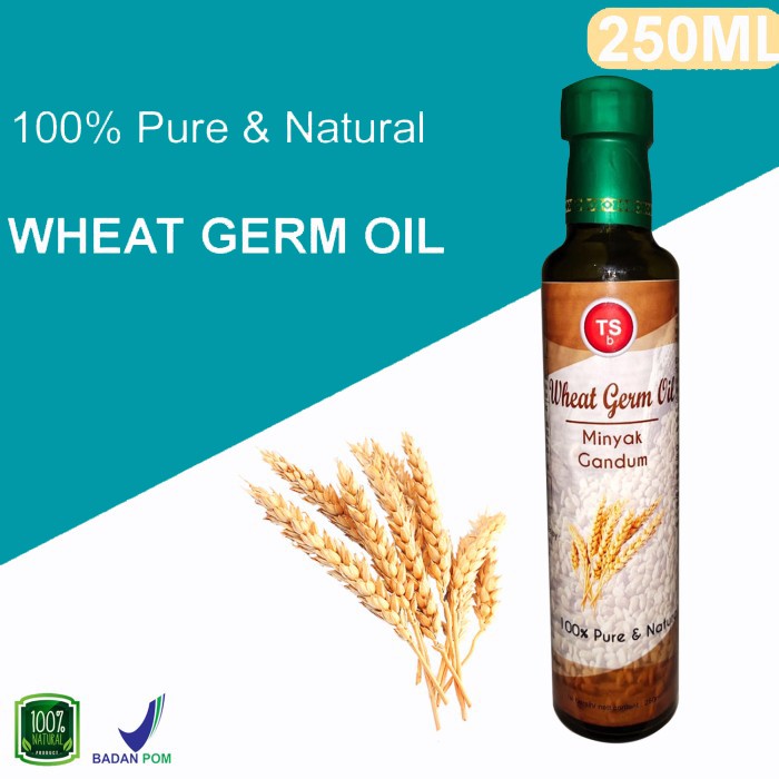 Jual Wheat Germ Oil Minyak Gandum Food Grade 100% Murni & Alami 250ml ...