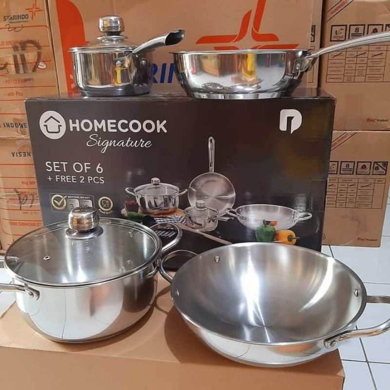 Jual HOMECOOK SIGNATURE STAINLESS STEEL | Shopee Indonesia