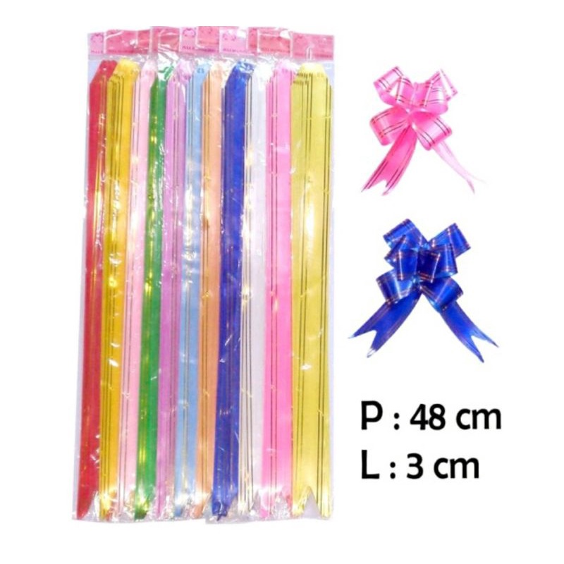 Jual MG - PITA TARIK LIST EMAS WARNA 23MM / 30MM 10 PCS | Shopee Indonesia