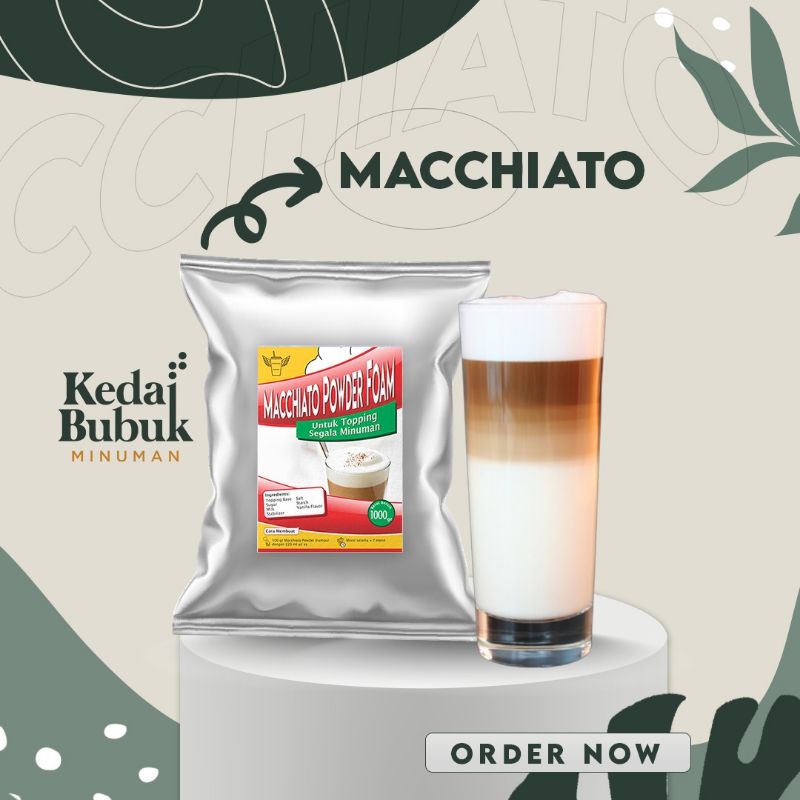 Jual Javaland Macchiato Powder Foam 1Kg | Topping Minuman Kekinian ...