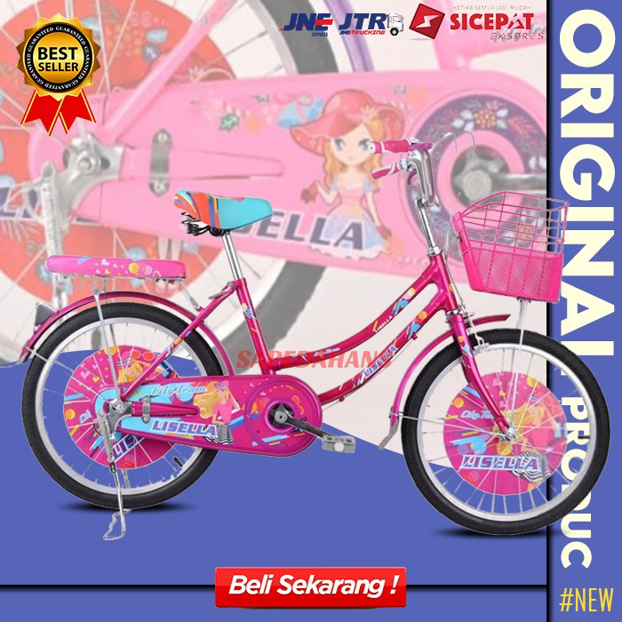 Jual Sepeda Anak Sepeda Mini Anak Perempuan 20 Inch Original Lisella ...