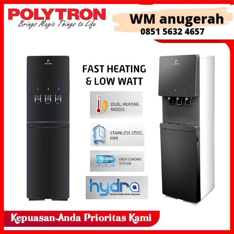 Jual Polytron water dispenser PWC 778LX Hydra Bottom loading galon ...