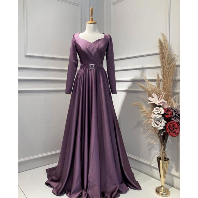 Jual GAUN PESTA MEWAH CANTIK ELEGAN / GAUN KONDANGAN REALPICT / GAUN ...