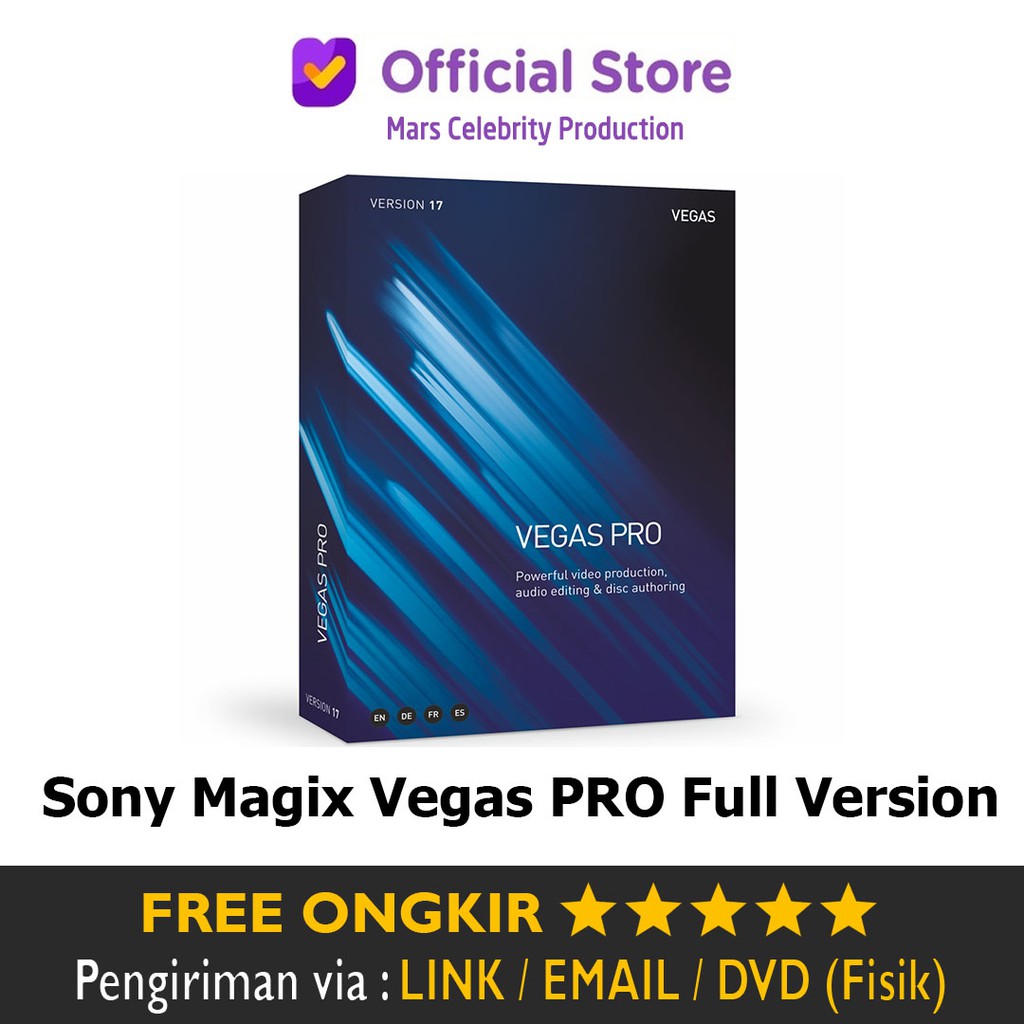 Jual Software Sony Magix Vegas Pro 17 Full Version Terbaru - GARANSI ...