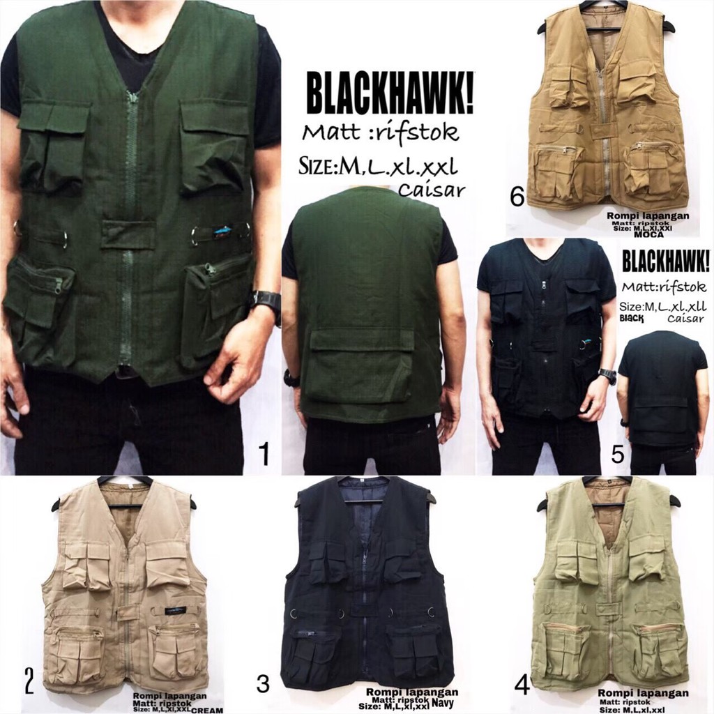 Jual ROMPI CARGO LAPANGAN MULTIFUNGSI BANYAK SAKU / TACTICAL / RIPSTOP ...
