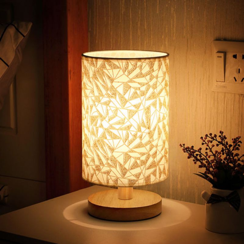 Jual LAMPU MEJA LED WOOD TABLE LAMP KLASIK DESIGN | Shopee Indonesia