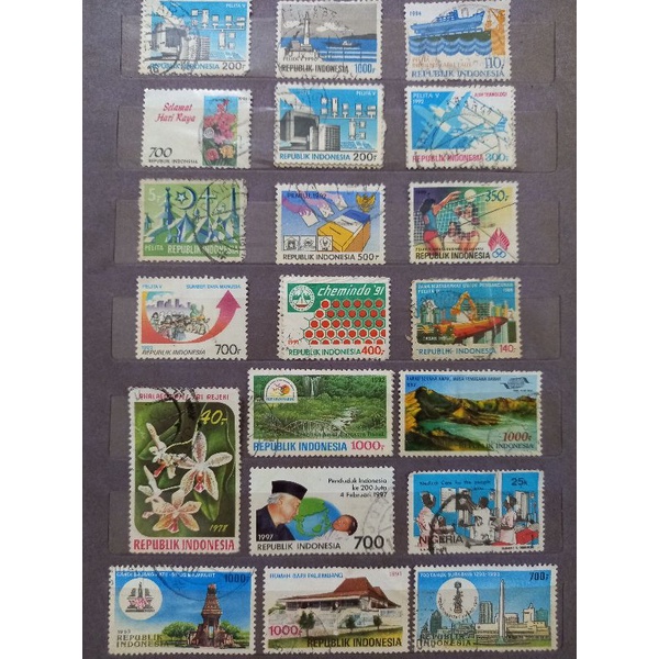Jual Prangko Indonesia perangko campur tahun 1960 sampai 1990 | Shopee ...