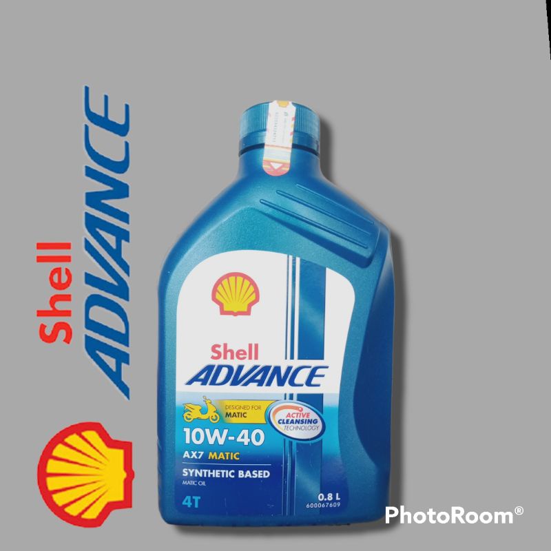 Jual OLI MOTOR SHELL ADVANCE AX7 SCOOTER MATIC 10W-40 0.8L dan 10W-40 ...