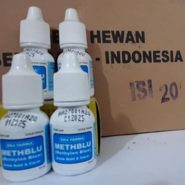 Jual METHBLU methylen blue obat kutil, cacar dan luka | Shopee Indonesia