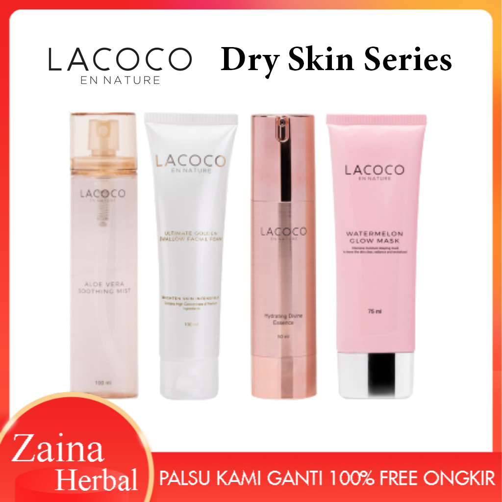 Jual LACOCO DRY SKIN SERIES PREMIUM ORIGINAL Paket Lacoco Untuk Kulit ...