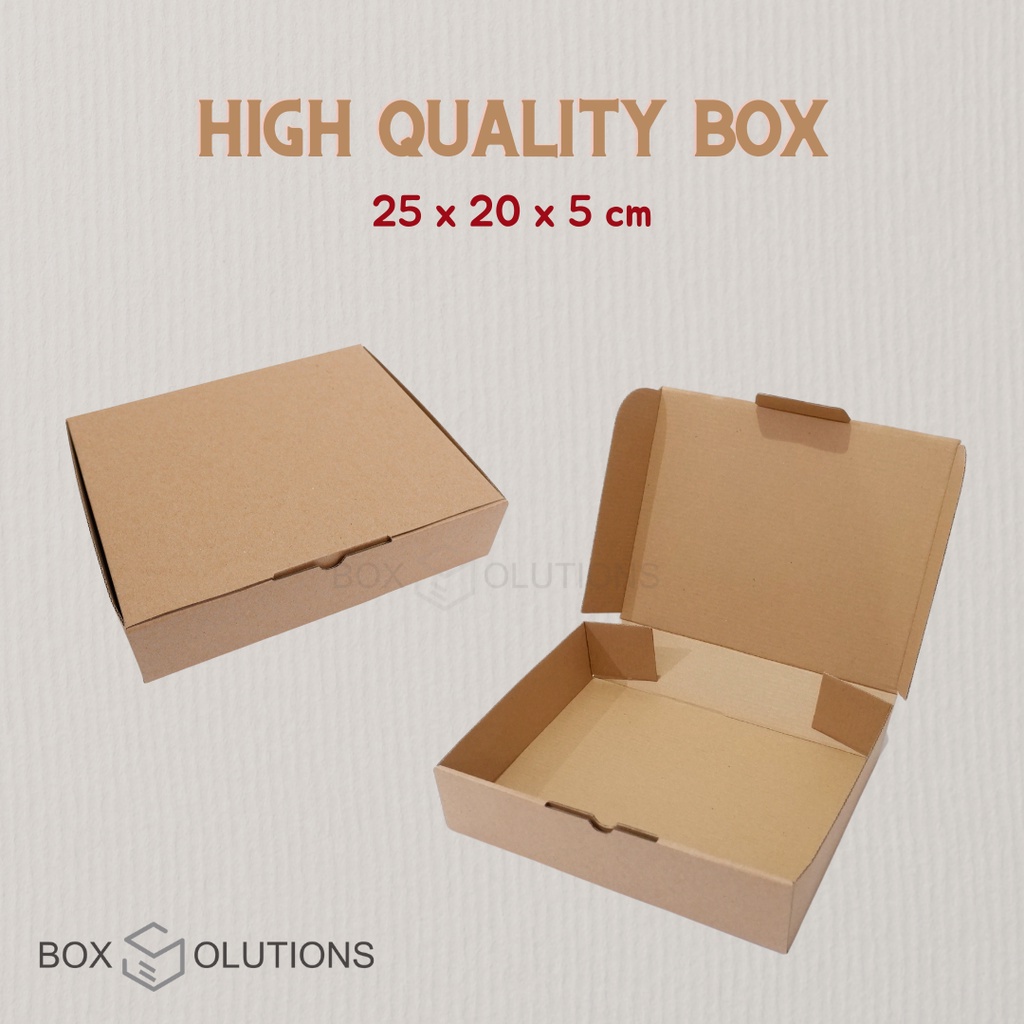 Jual dus / box hampers corrugated 25 x 20 x 5 cm e-flute die cut (HIGH ...