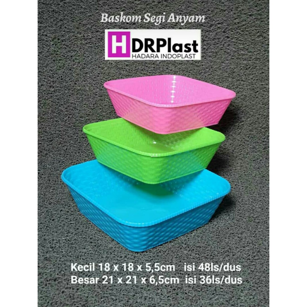 Jual BASKOM PLASTIK MURAH / BARKOM PLASTI ANYAM / BASKOM SEGI ANYAM ...