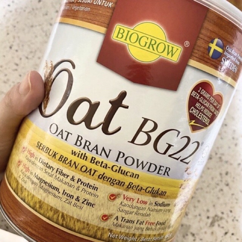 Jual Biogrow Oat BG22 Oat Bran Powder 480g | Shopee Indonesia