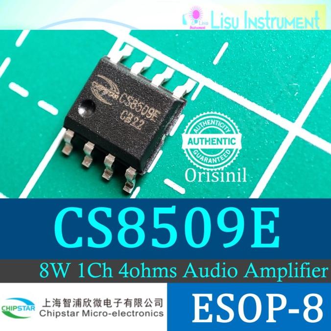 Jual CS8509E 8W 4ohms Mono Audio Power Amplifier ESOP-8 ChipStar ...