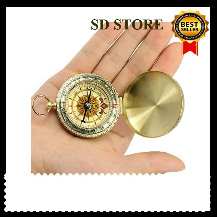 Jual Glow in the Dark Pocket Golden Brass Compass Grosir Murah | Shopee ...