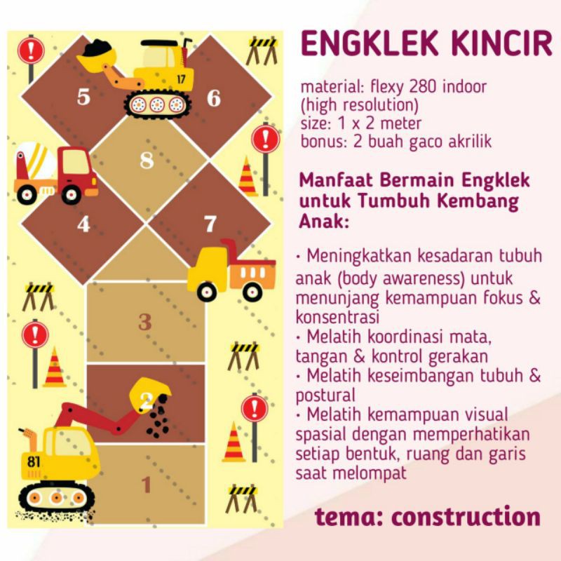 Jual PLAYMATE ENGKLEK PERMAINAN INDOOR, GROWTH CHART, DAN POSTER ...