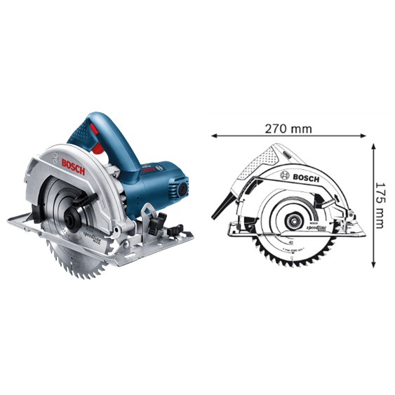 Jual Bosch GKS 140 Mesin Gergaji 7" / Circular Saw GKS 140 | Shopee ...