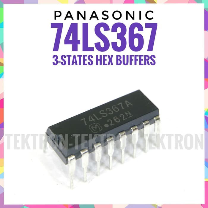 Jual Panasonic 74LS367 3-state hex buffers 74367 | Shopee Indonesia