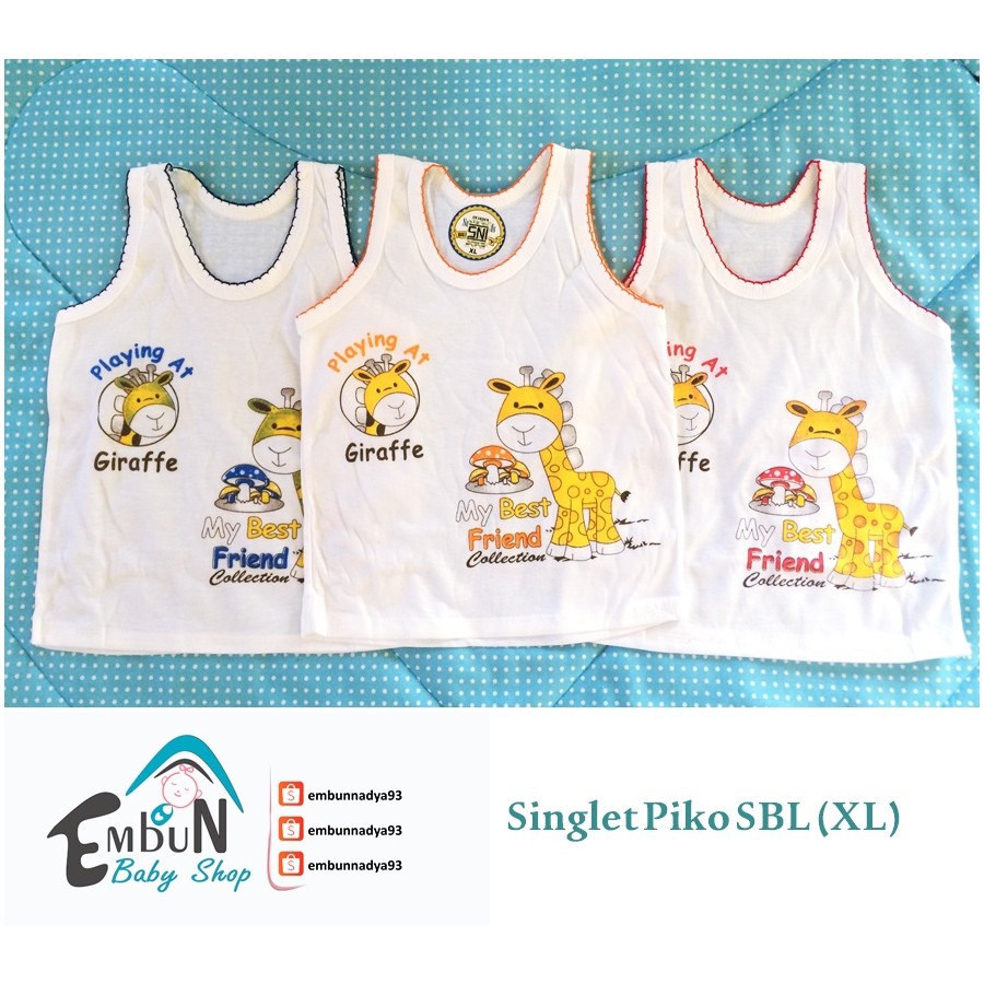 Jual Singlet bayi bergambar/ singlet pico sbl (XL) | Shopee Indonesia
