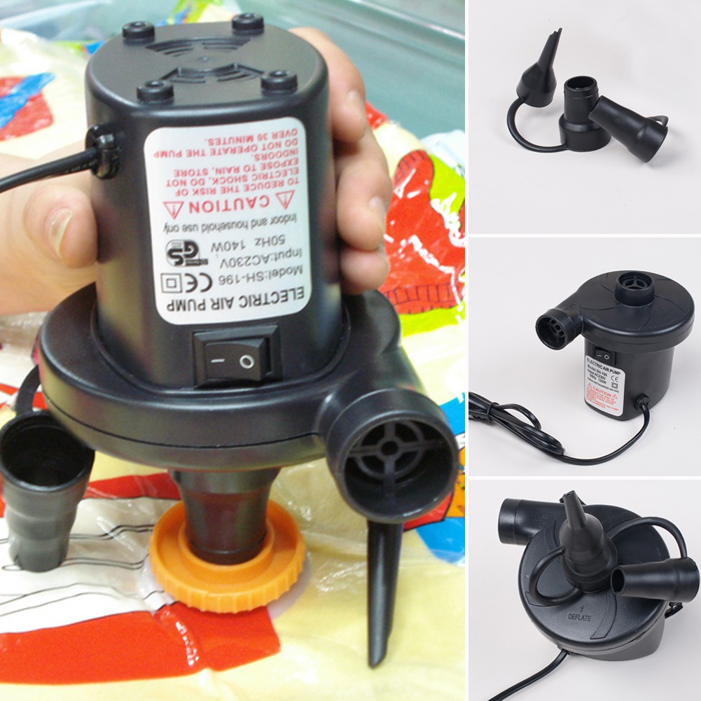Jual Pompa angin elektrik 2 IN 1 Ac air pump Vacuum and blow Pelampung POMPA LISTRIK ELECTRIC ...