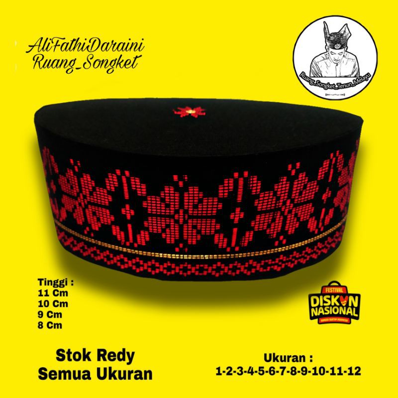 Jual PECI SONGKET PECI MUSLIM PECI AKAD PECI SANTRI PECI TENUN | Shopee ...