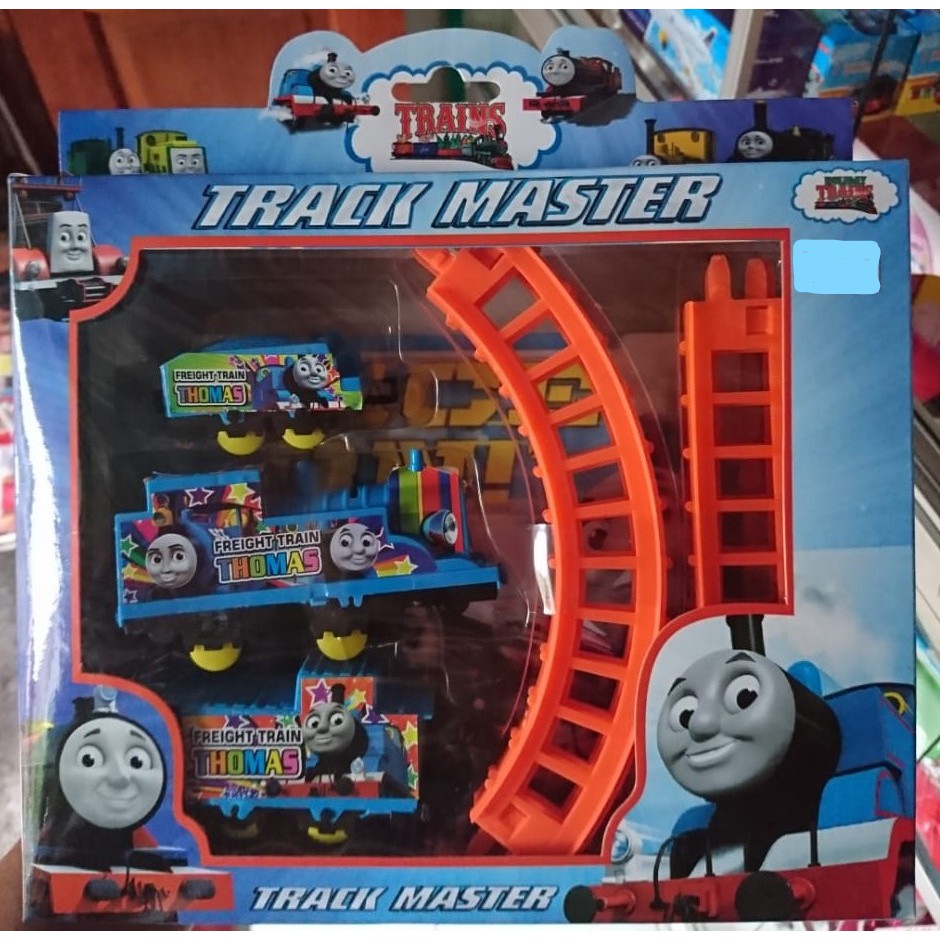 Jual Mainan Kereta Thomas and Friends Set Kereta Trek Mainan + baterai ...