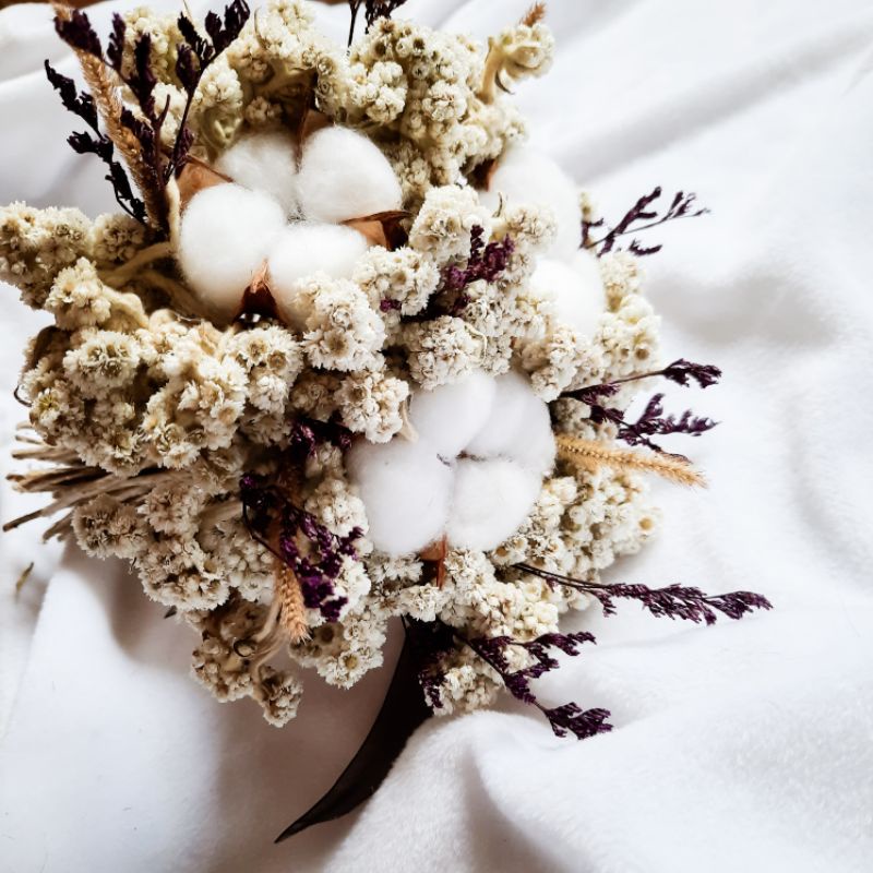 Jual Wedding Dry Flower Bouquet Rustic Vintage Style / Buket Bunga ...