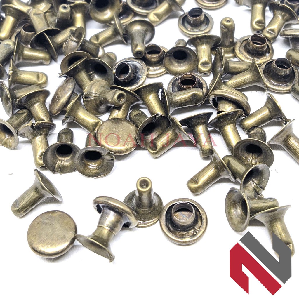 Jual PAKU RIVET DATAR/PAKU CENTANG UKURAN 8 MM PER 100 SET V 106 ATG ...